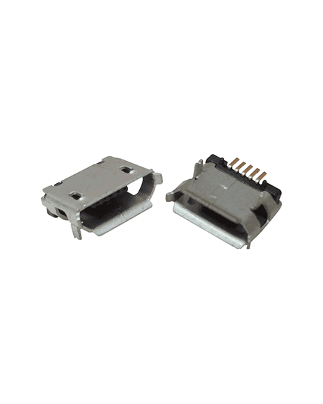Compel | Conector Micro USB Tipo B Hembra 5 Pines USBBHI